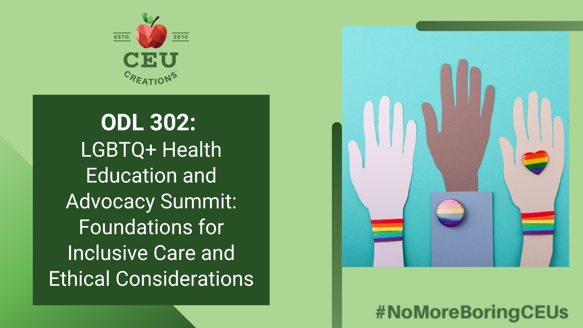 ODL 302: LGBTQ+ Health Education and Advocacy Summit: Foundations for ...